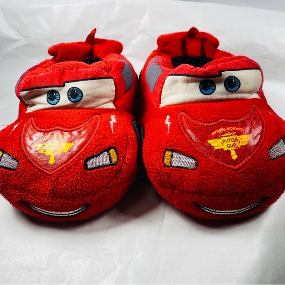 Disney | Shoes | Lightning Mcqueen Disney Pixar Cars Red Plush 95 ...